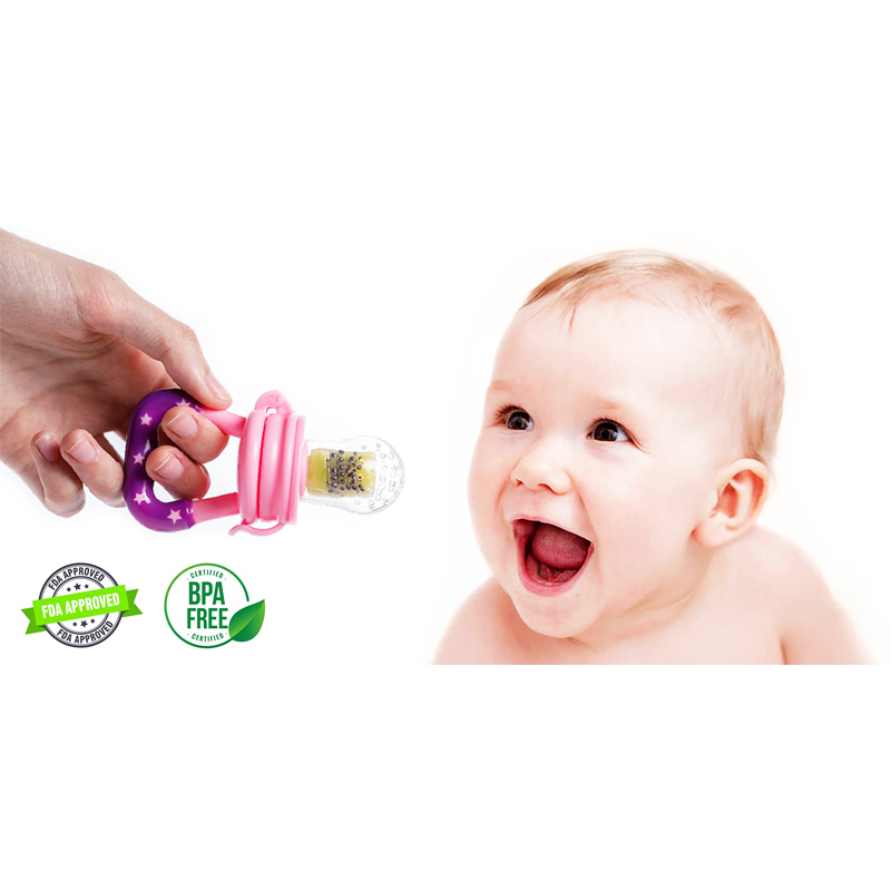 Smart Baby Silicone Food And Fruit Feeder – Pink – Babyswiki