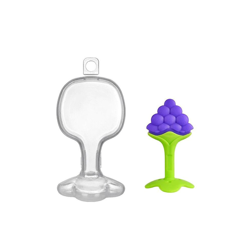 True – Silicone Teether With Cover – Grapes – Babyswiki